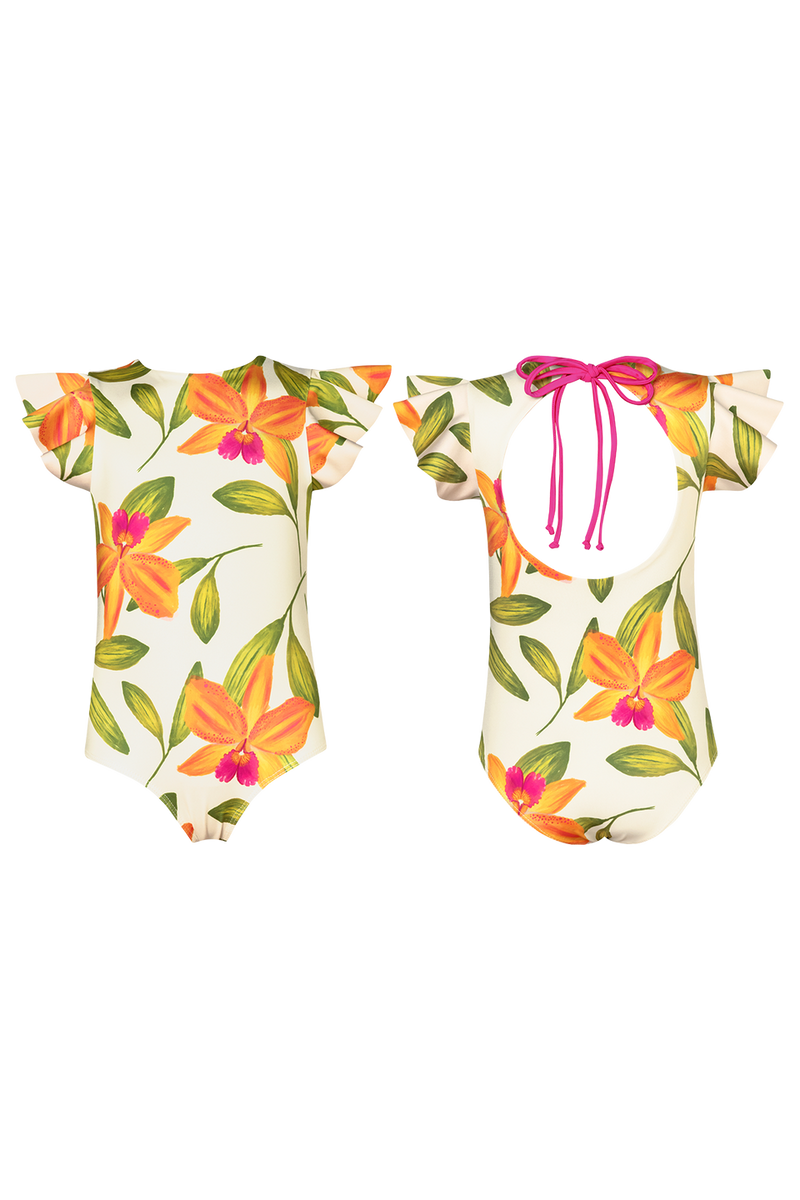 Dayana One-Piece - Orange Orchid – patch