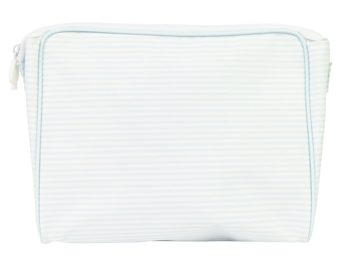 The Large Go Bag - Blue Stripes – patch