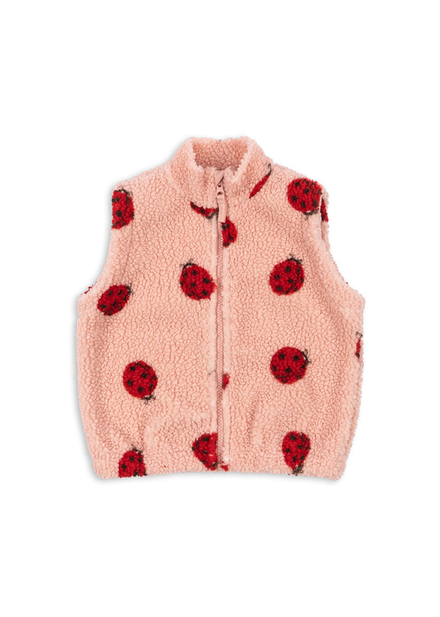 Jody Teddy Vest - Ladybug – patch